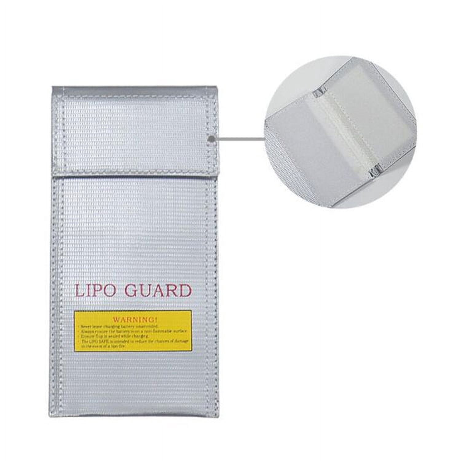 Raindrops FRCOLOR Fireproof Battery Bag for Safe Storage of Lithium ...