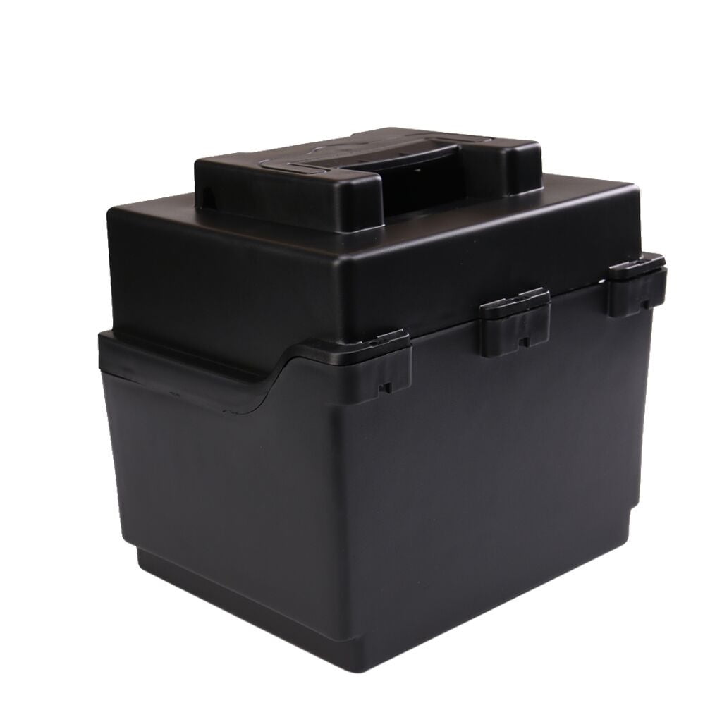 Battery Box, Group 12V Outdoor Battery Box Holder Storage Case for Go ...