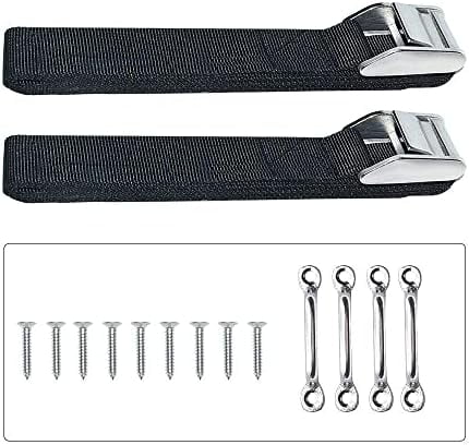 Battery Box Hold-Down Strap Kit - 2x 78 Inch Nylon Webbing Straps with ...