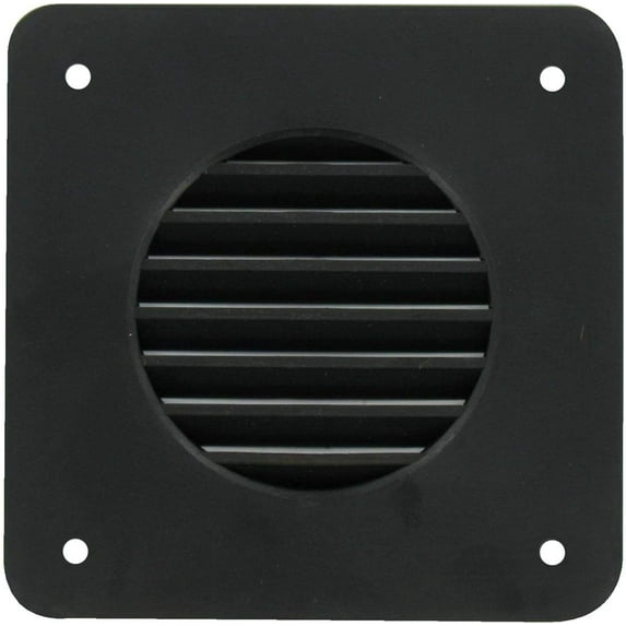 Battery Box Vent System Louver Cover - Black - RVs, Campers, Trailers ...