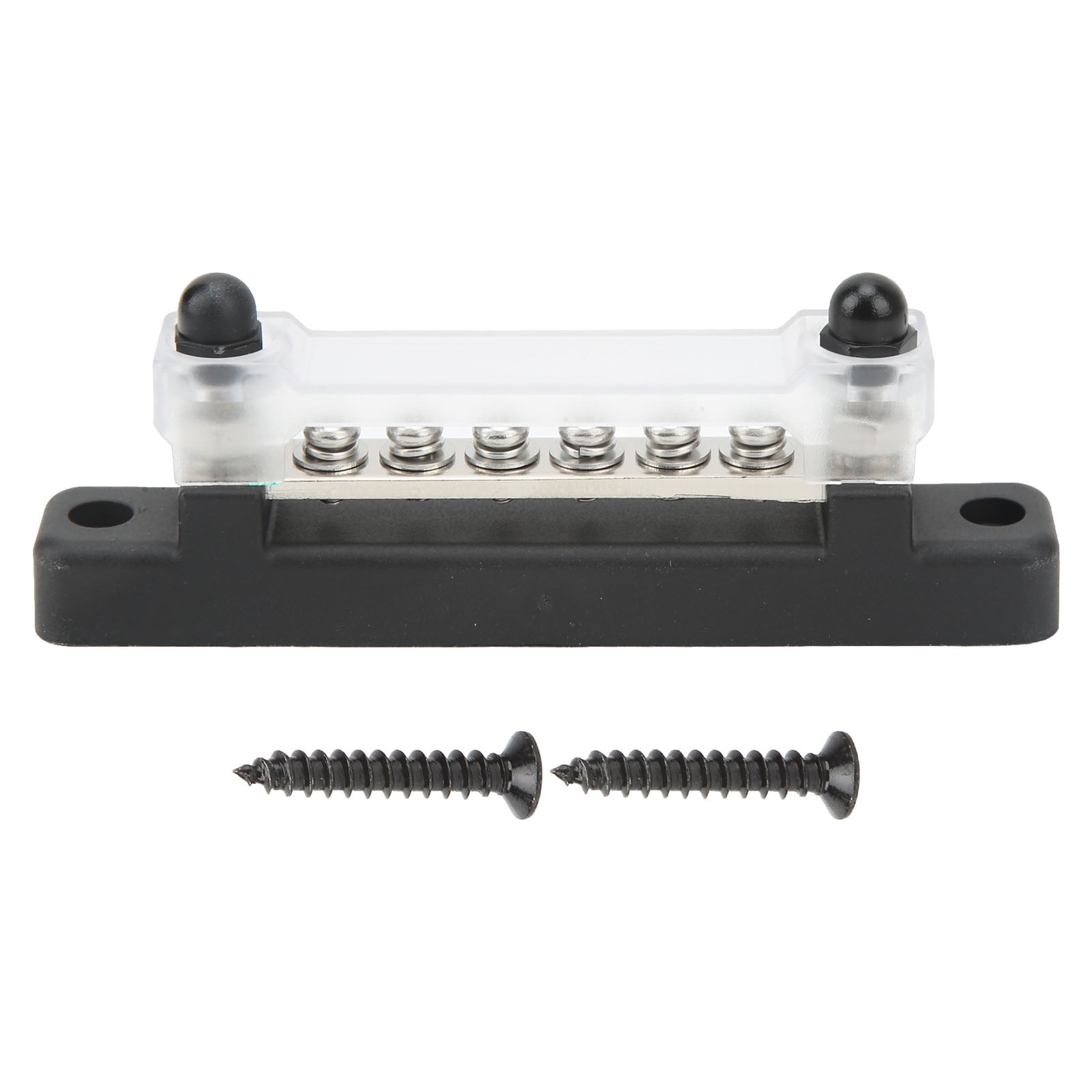 Battery Bus Bar 6P Black ABS Housing Stainless Steel Flexible Power ...