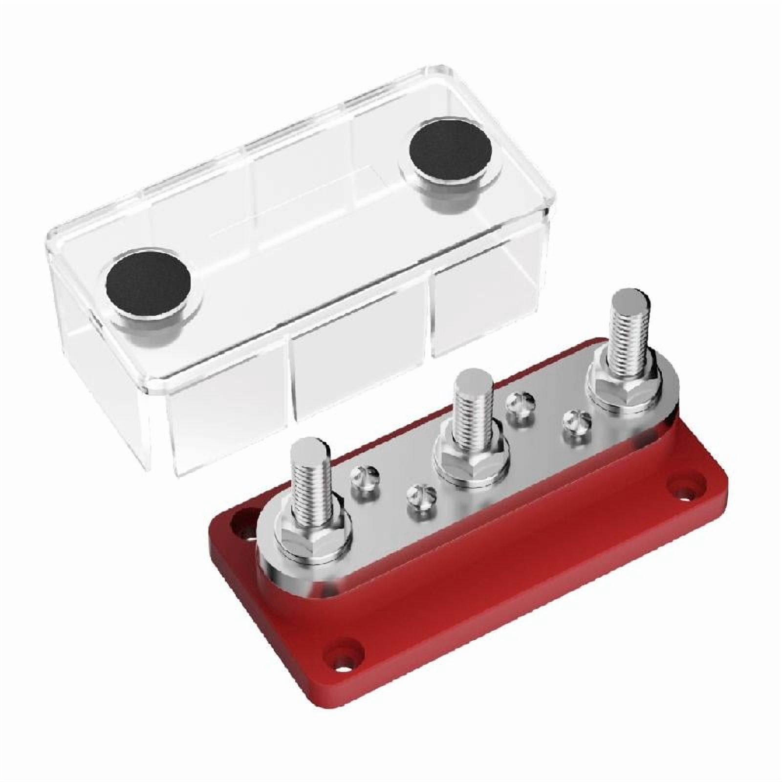 Battery Bus Bar Power 48V Distribution Block 3X M8 Car Terminal Block ...
