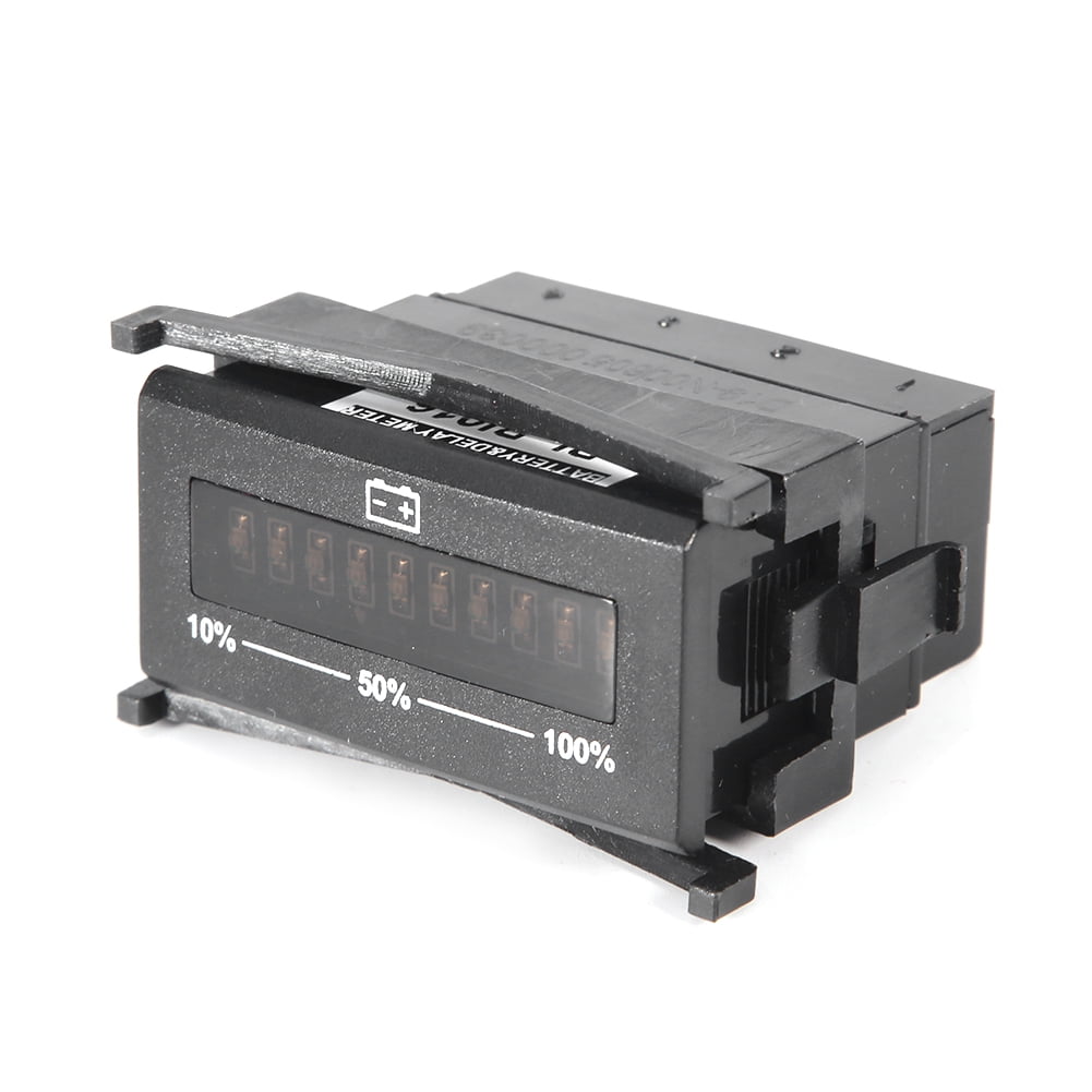 Battery Capacity Indicator 10 Parts LED Bar Display for Golf Carts ...