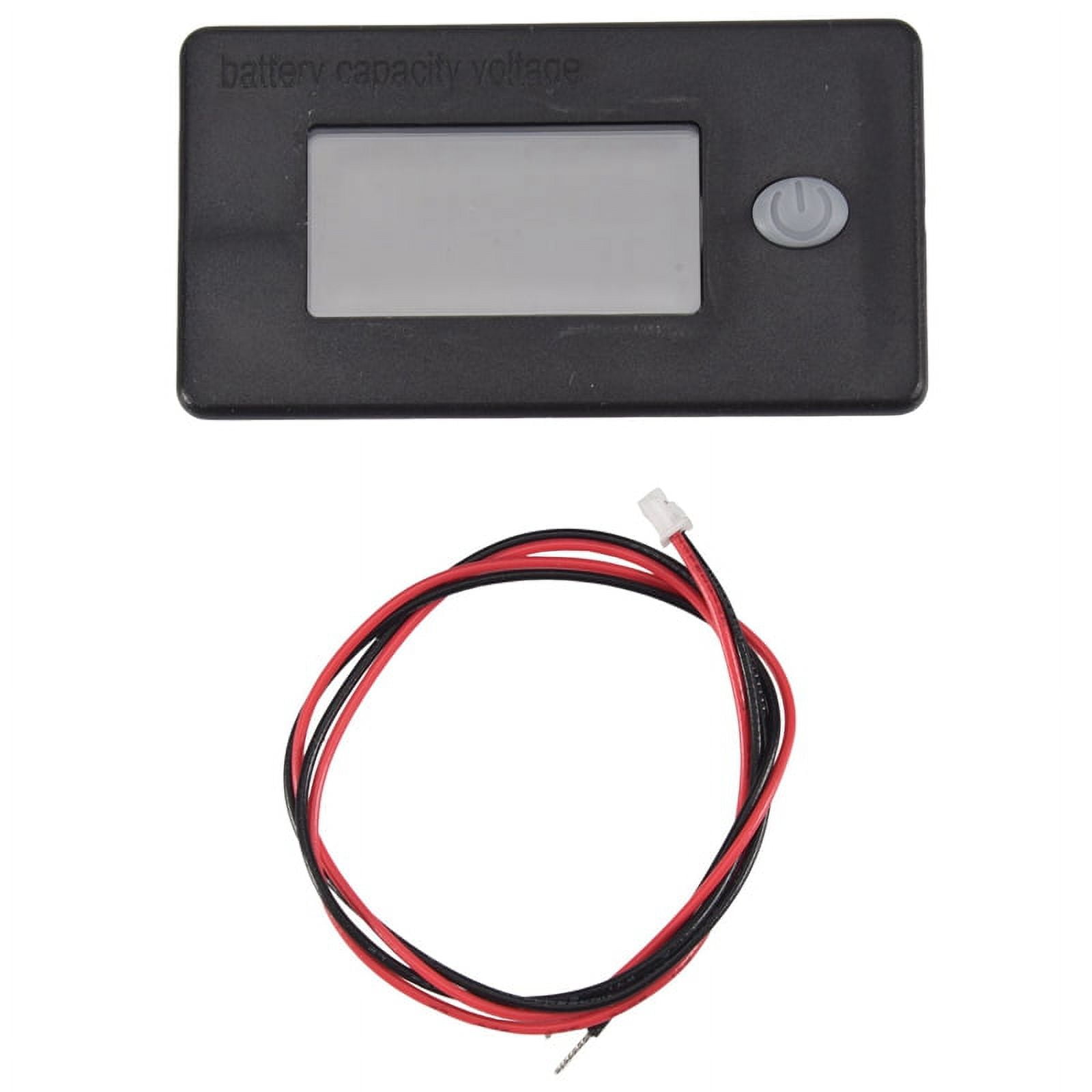 Battery Capacity Monitor,10-100V Battery Meter, 12V 24V 48V Percentage ...