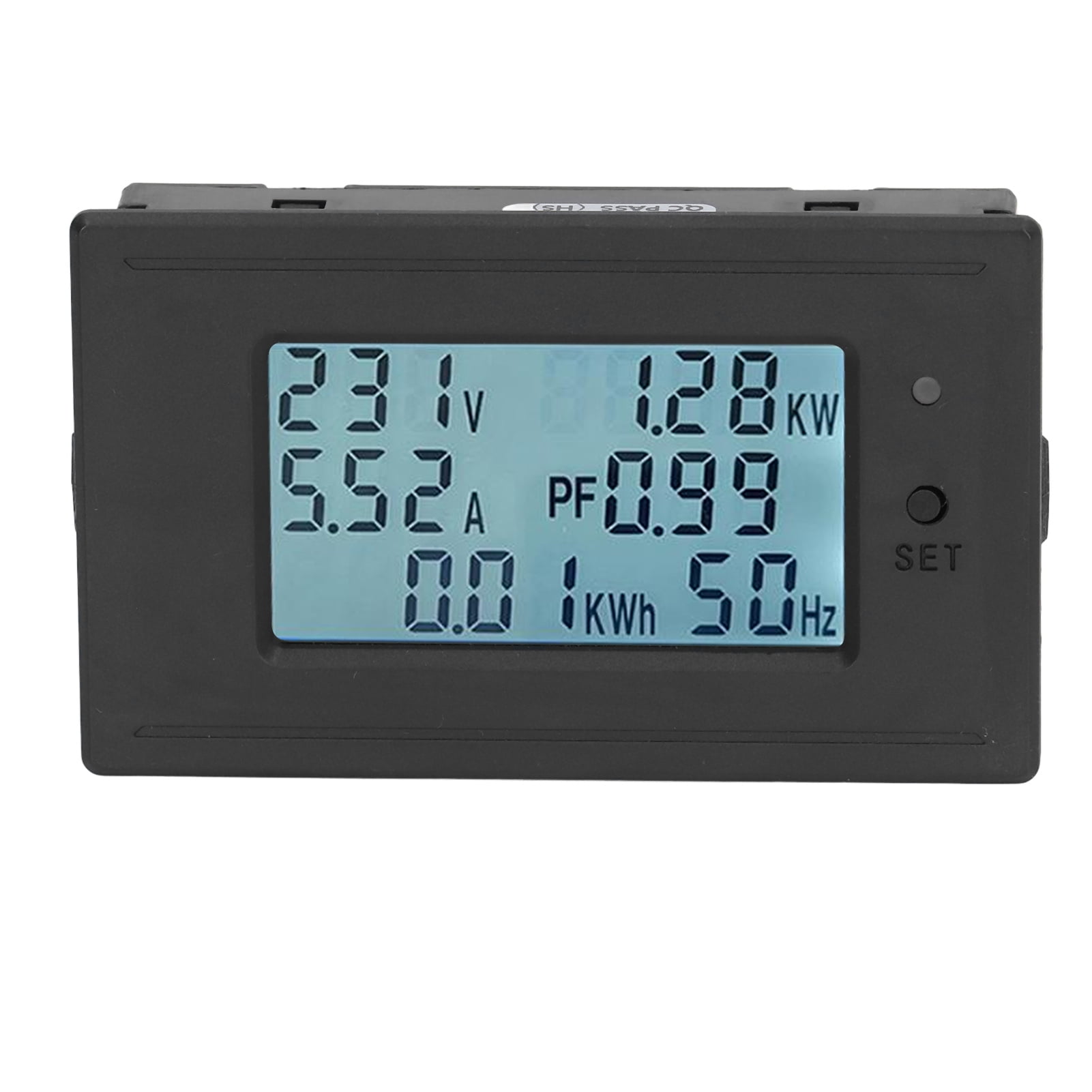 Battery Capacity Monitor Current Voltage Temperature Indicator Backlit LCD Display Battery Meter ...