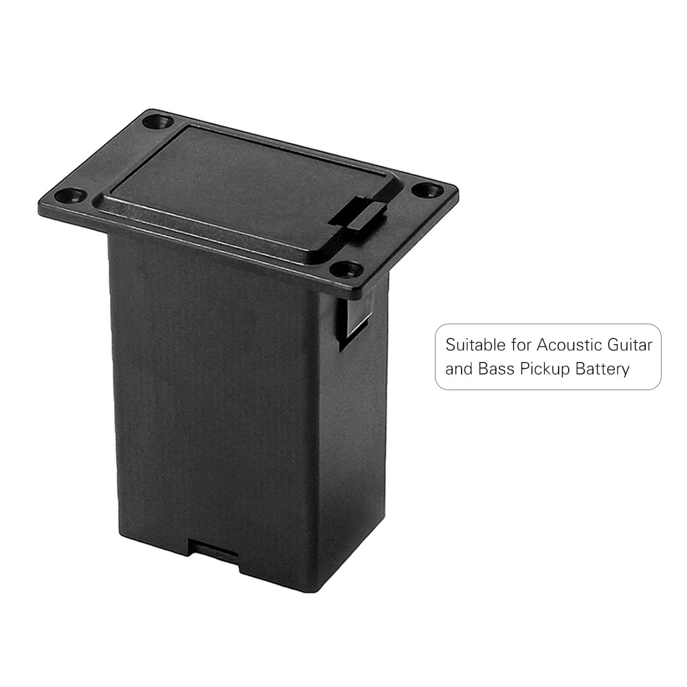 Battery Case Holder Box for Acoustic Guitar Bass Pickup ...