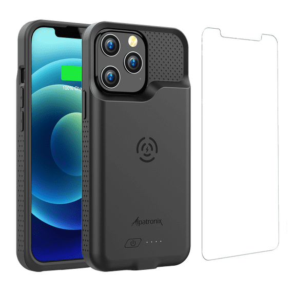 Alpatronix BX13 6000mAh Battery Case for iPhone 13/13 Pro, Wireless ...