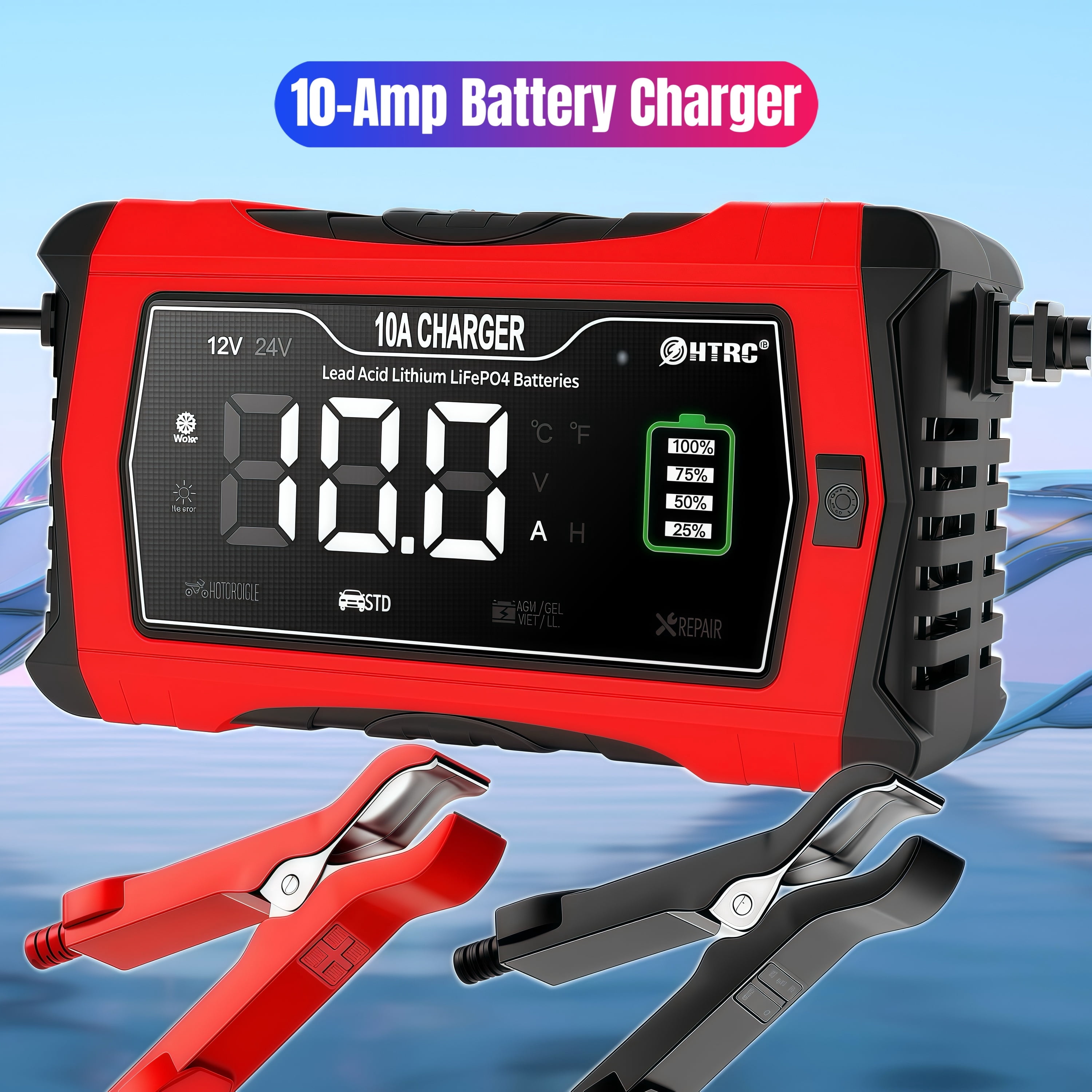 Battery Charger 10-Amp - Walmart.com