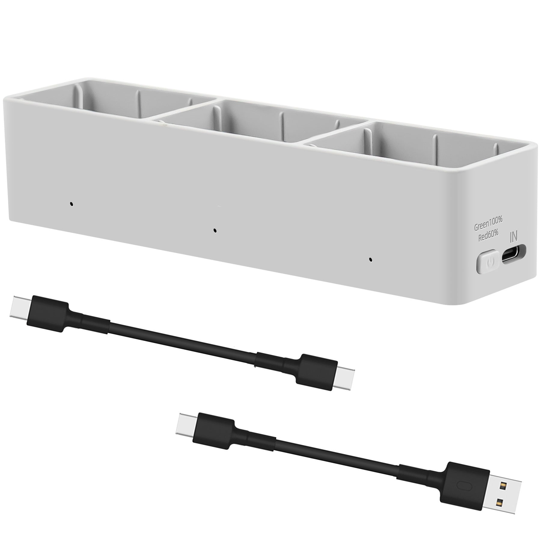 Battery Charger Compatible for AVATA 2, Three-Way Fast Charging Hub USB ...