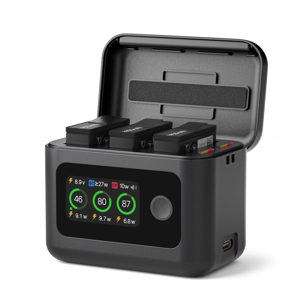 Battery Charger for DJI Osmo 360/Action 5 Pro/4/3 Accessories, 27W Fast ...