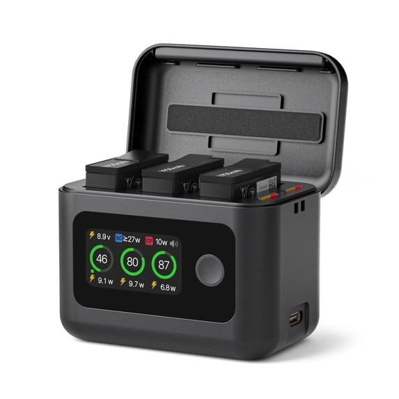 Battery Charger for DJI Osmo 360/Action 5 Pro/4/3 Accessories, 27W Fast ...