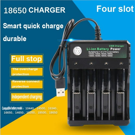 Battery Charger Kadlawus Battery Charger for Rechargeable Batteries, 4 ...