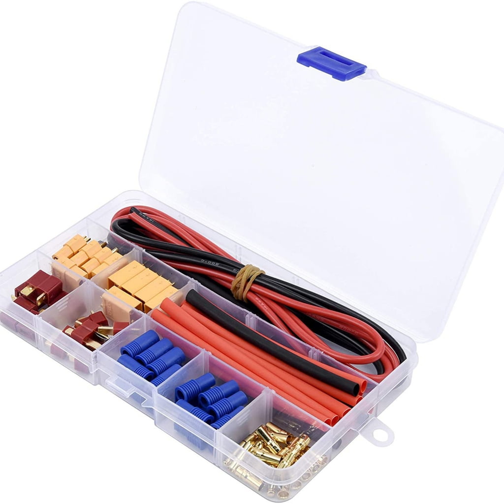 Battery Charging Adapters Connectors T Plug To EC3 XT60 Tubes ...