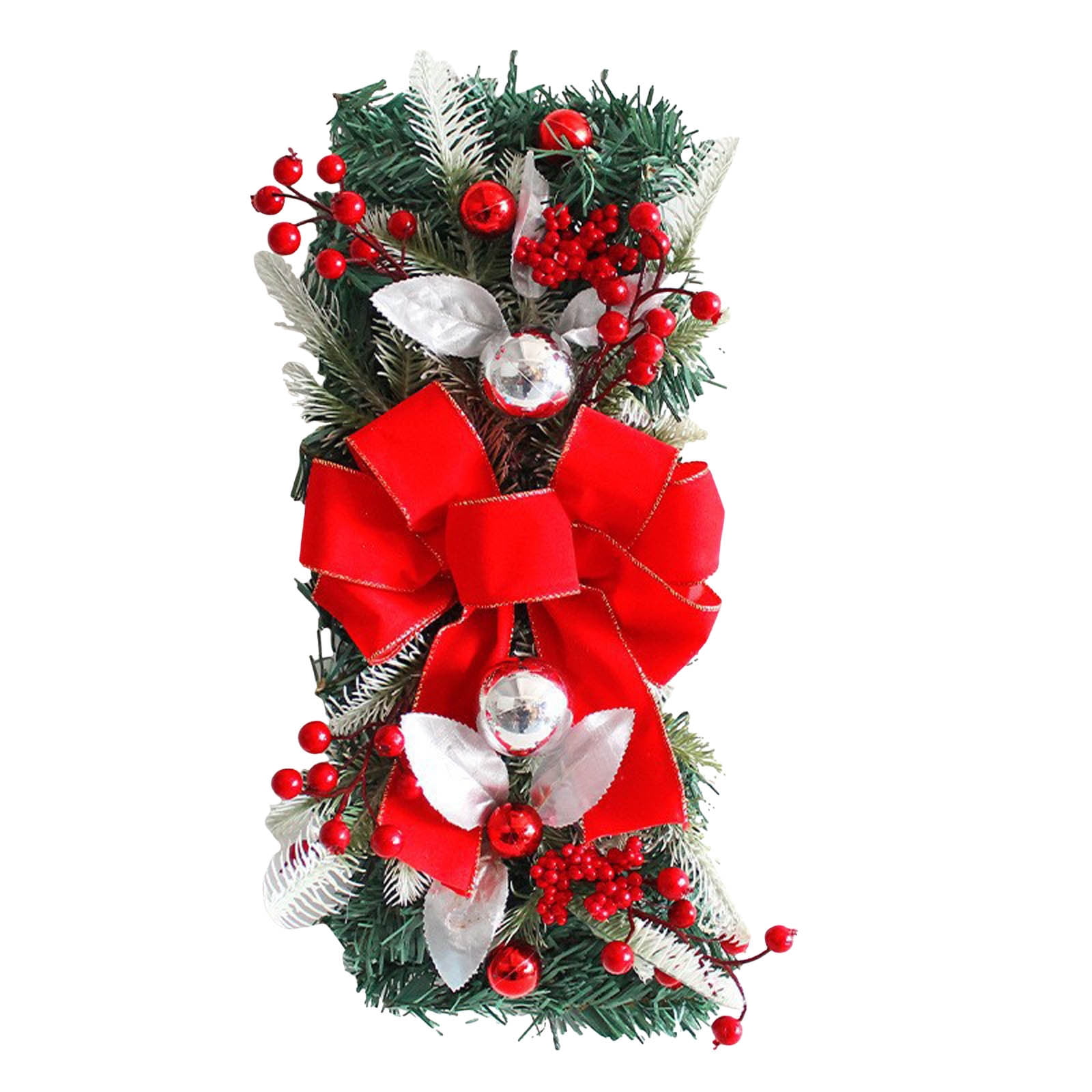 Battery Christmas Wreath Wreath for Christmas Fall Wreath Light Bow for ...