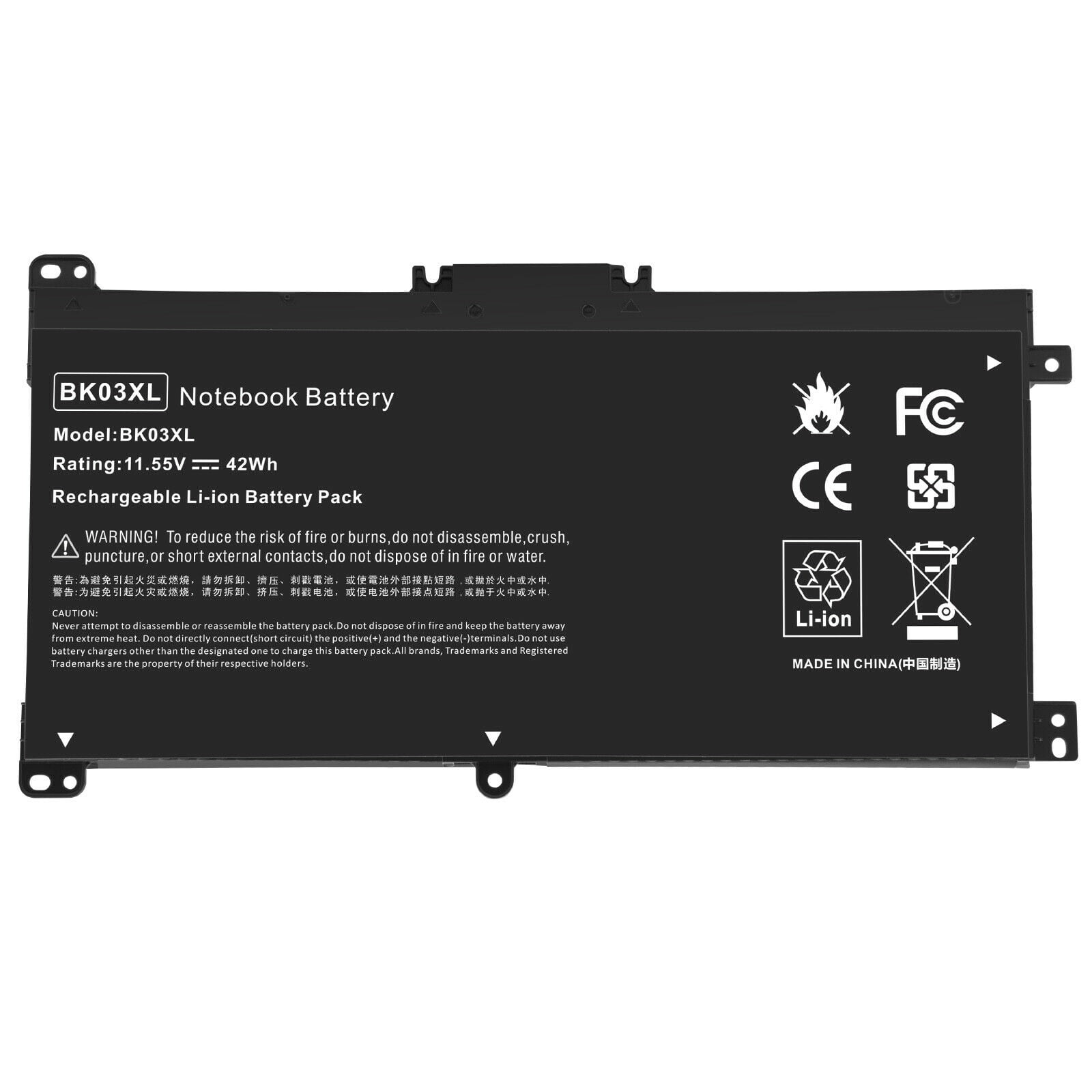 Battery Compatible For HP Pavilion X360 14-ba 14-ba253cl 14m-ba011dx 14 ...