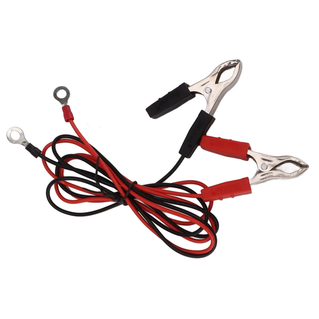 Battery Connector Cable Current Connecting Wire Harness With Clips 12V ...