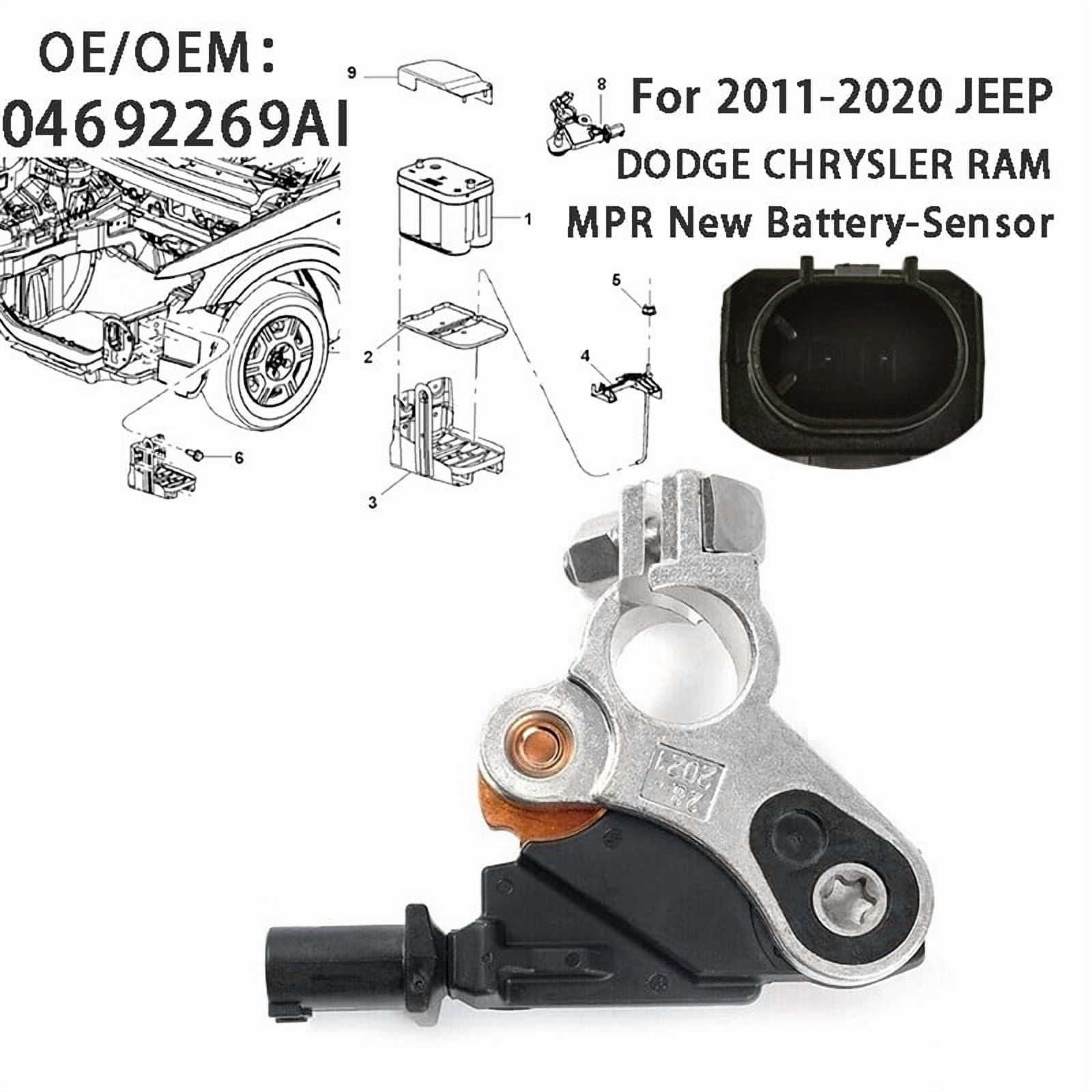 Battery Current Sensor 4692269AI For Dodge Challenger Charger Journey ...