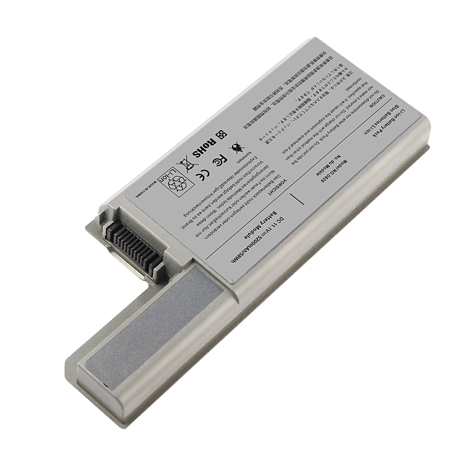 Battery DF192 for Dell Latitude D531 D531N D820 D830 Precision M65 ...