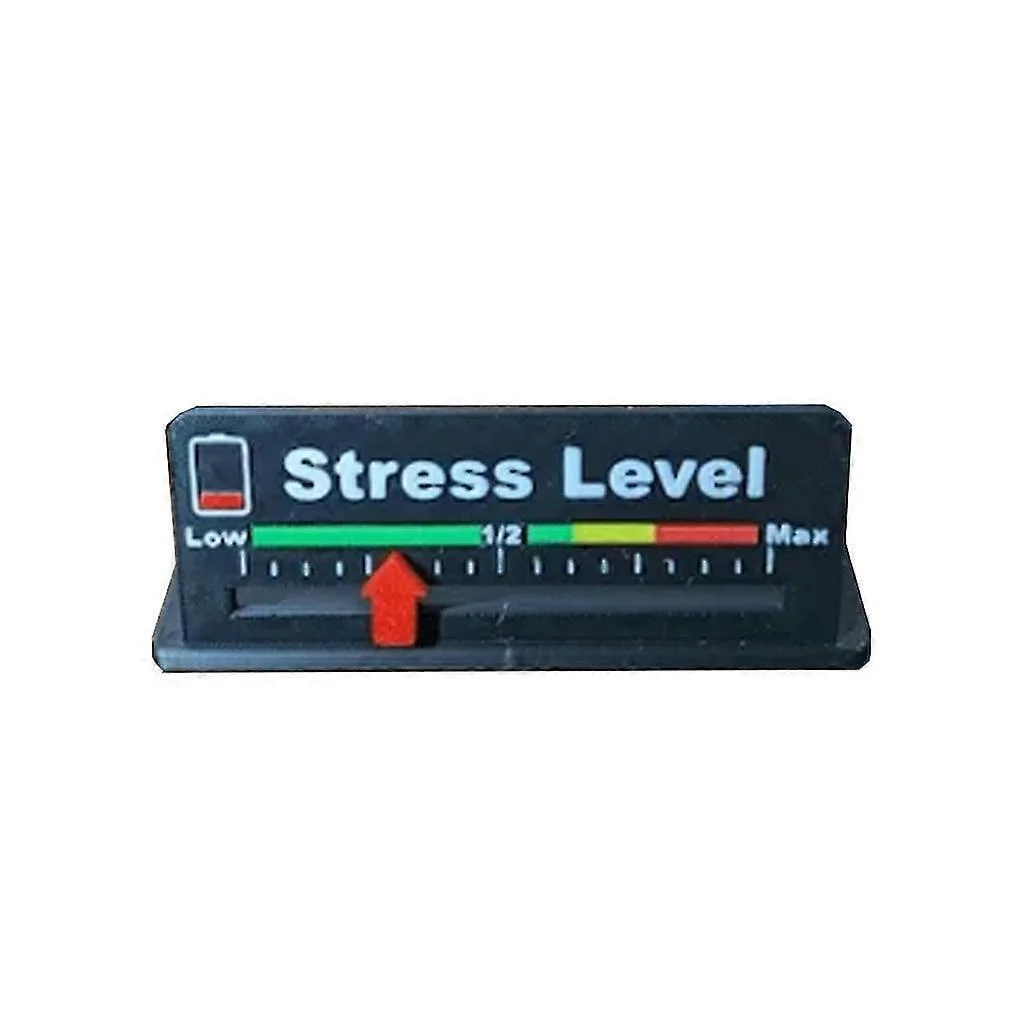 Battery Desktop Indicators Display Stress Level Desk Decor Indicators ...