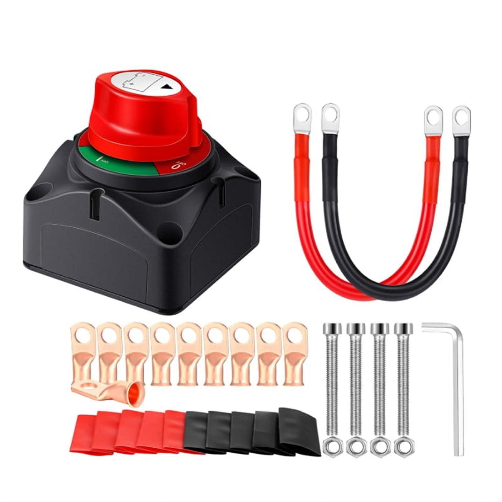 Battery Disconnect Switch 12V-48V Battery Cut Switch On/ Heavy Duty ...