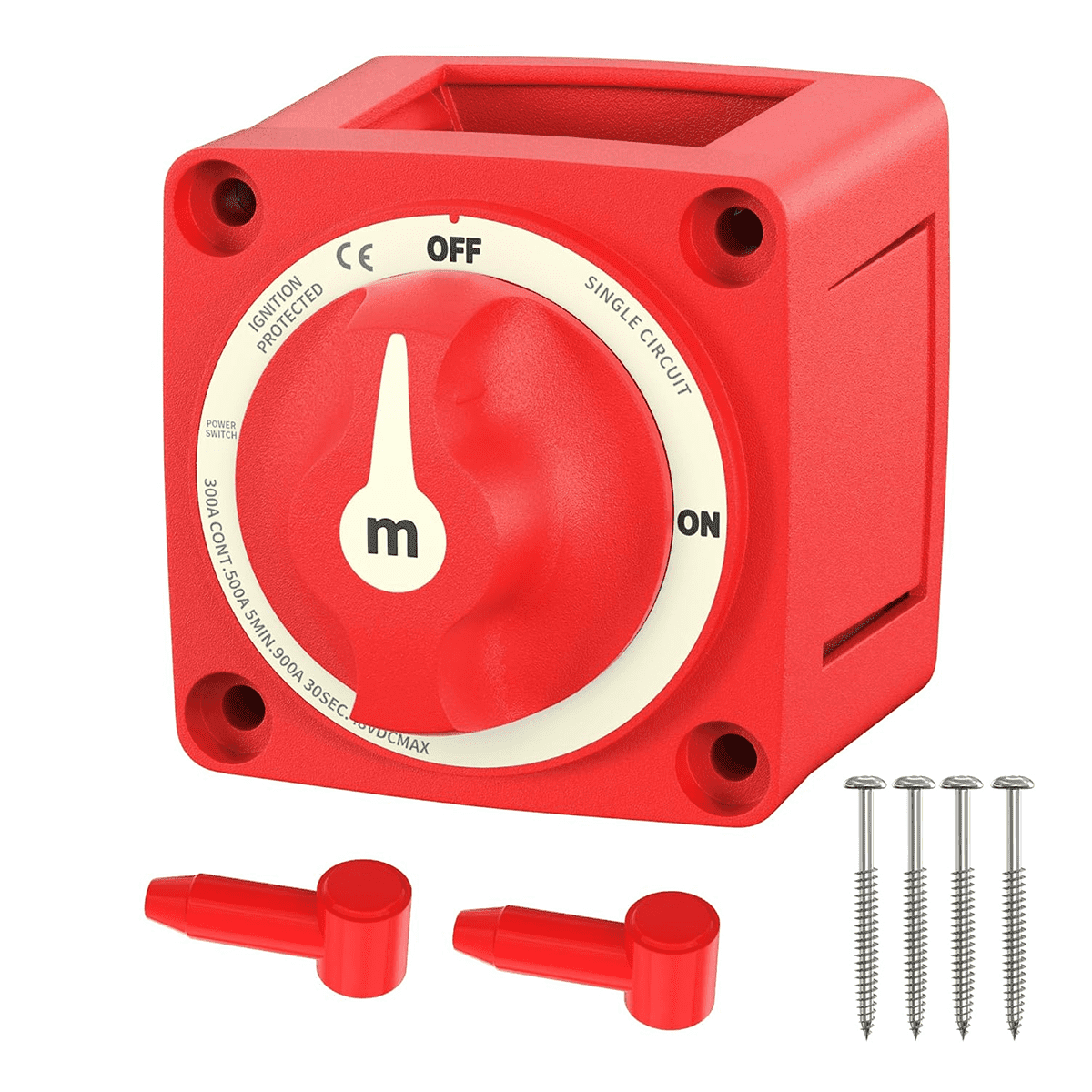 Battery Disconnect Switch 12V 48V Waterproof Marine Battery Cut Off ...