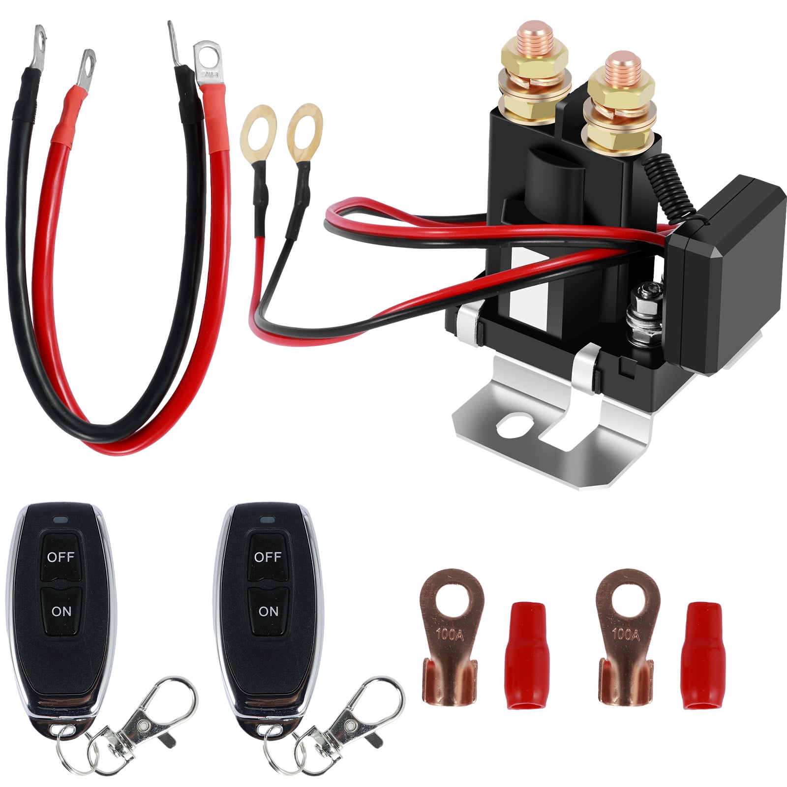 Battery Disconnect Switch 12V DC 500A Starting 200A Rated Wireless ...