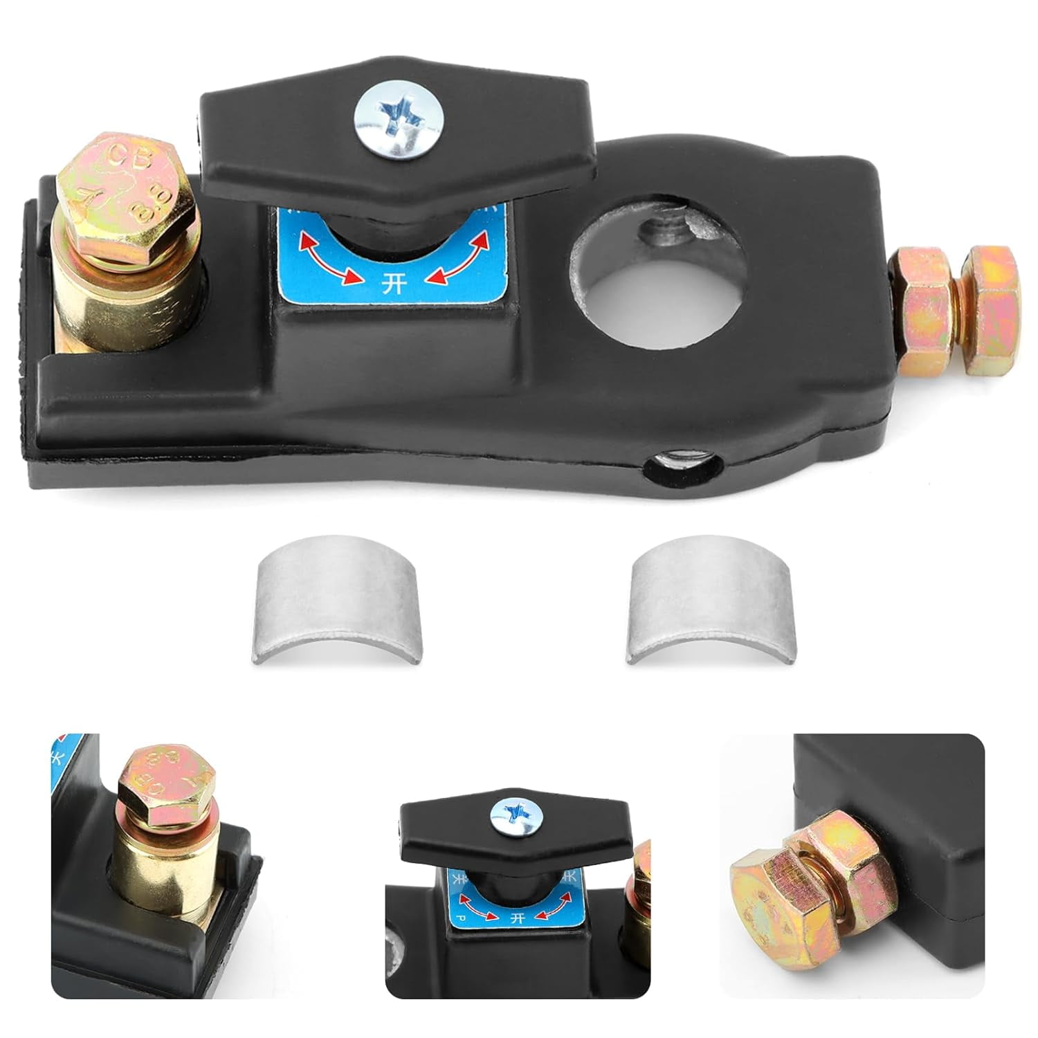 Battery Disconnect Switch, Heavy Duty Battery Shut Off Switch 12v 24v ...