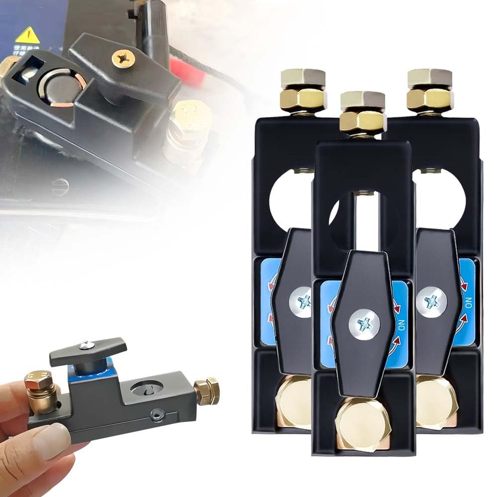 Battery Disconnect Switch, Heavy Duty Battery Shut Off Switch, Current Master Battery Power Cut ...