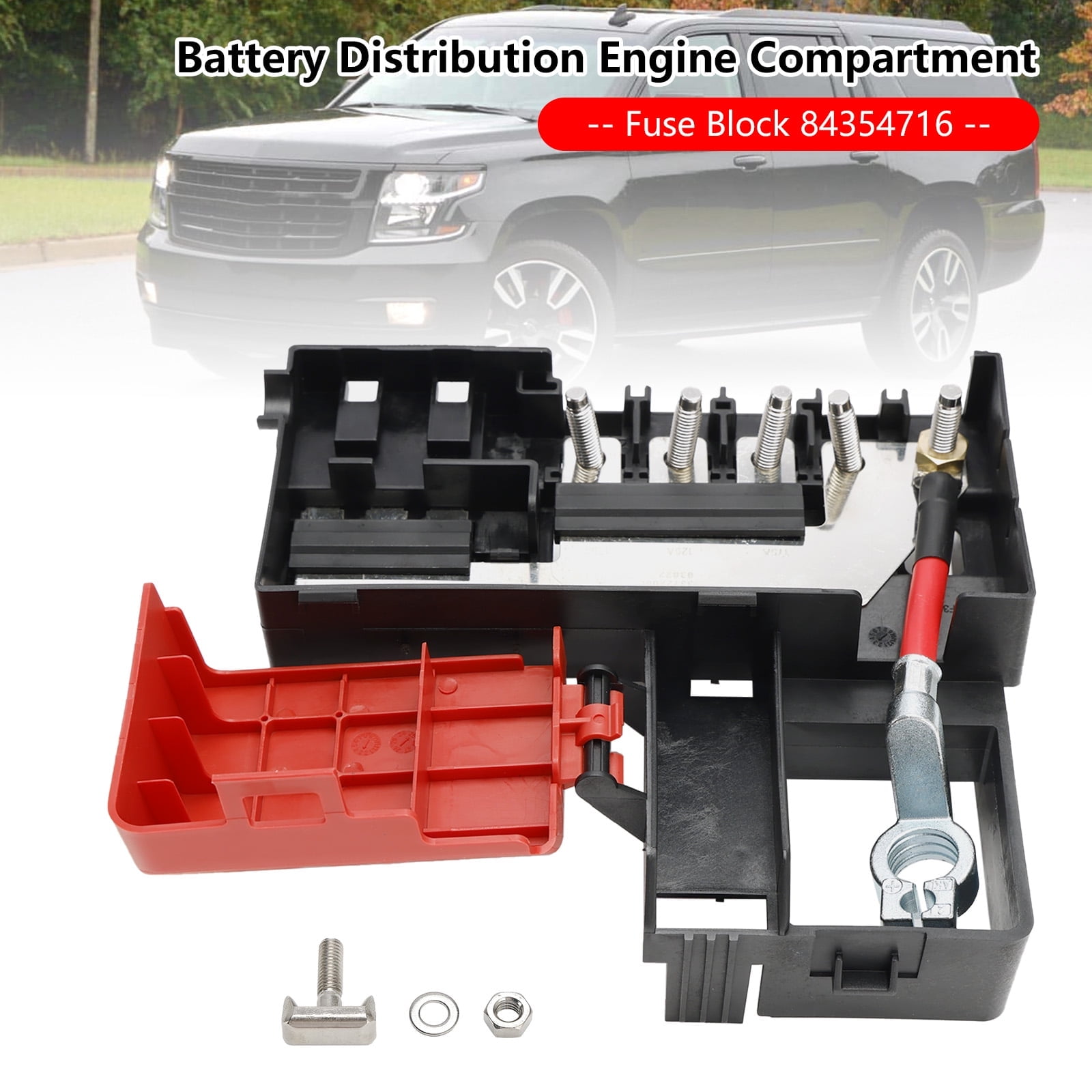 Battery Distribution 84354716 Engine Compartment Fuse Block For GM 14-20 - Walmart.com