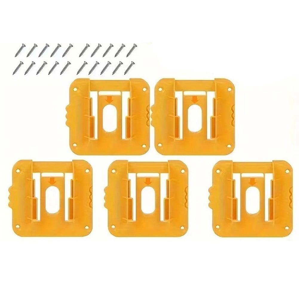 Battery Dock Holder for Dewalt 14.4V-18 Battery Holder 5 Pack Mounts ...