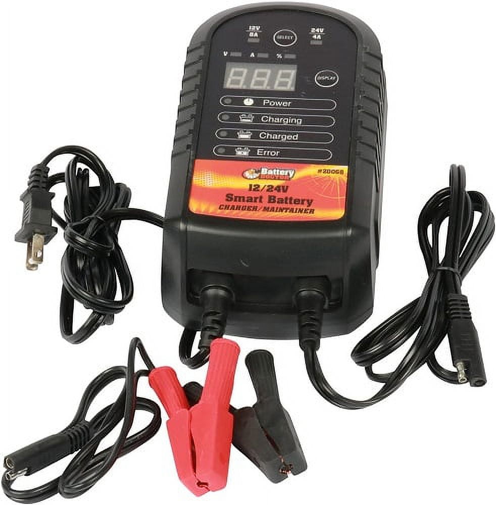 20068 Black CEC Certified Smart Battery Charger, Maintainer - Walmart.com