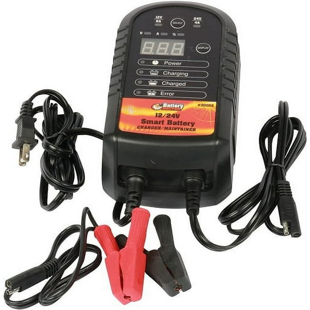 Battery Doctor Digital Battery Charger Maintainer Auto Plastic 12/24V ...