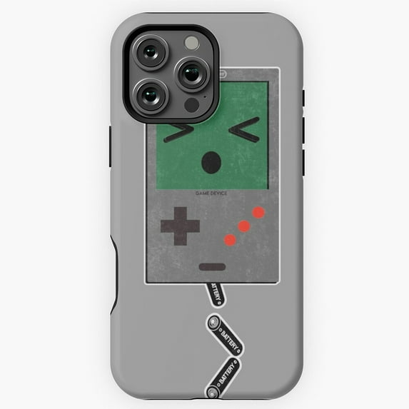 Battery Drain Funny Low Power Gamer iPhone Case 11 12 13 14 15 16 17 ...
