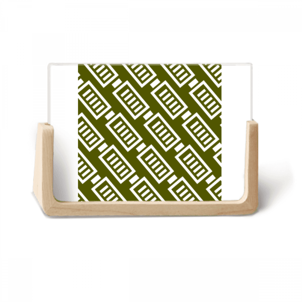 Battery Endurance Energy Stamp Pattern Photo Wooden Photo Frame ...