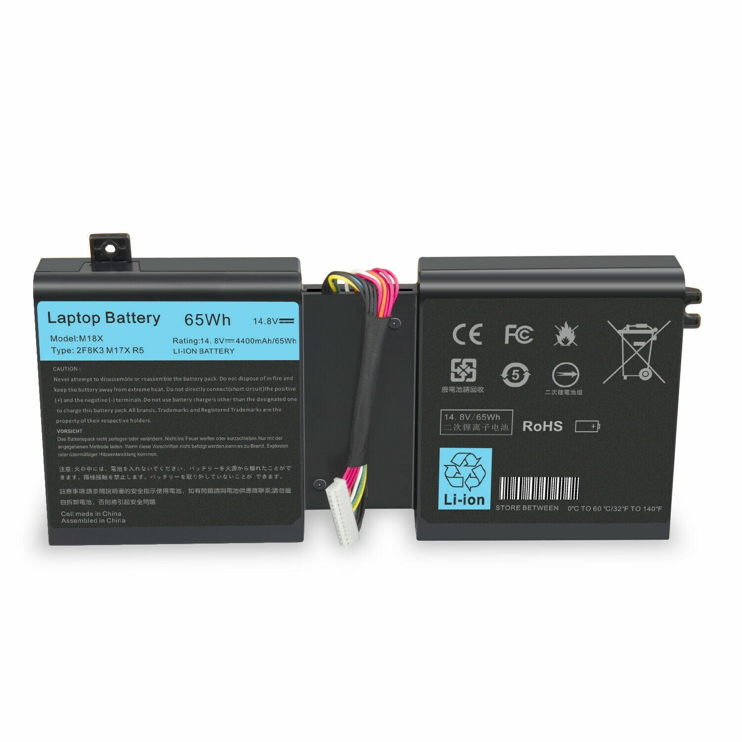Battery For DELL Alienware 17 17X M17X 18 18X M18X Series Laptop 2F8K3 ...