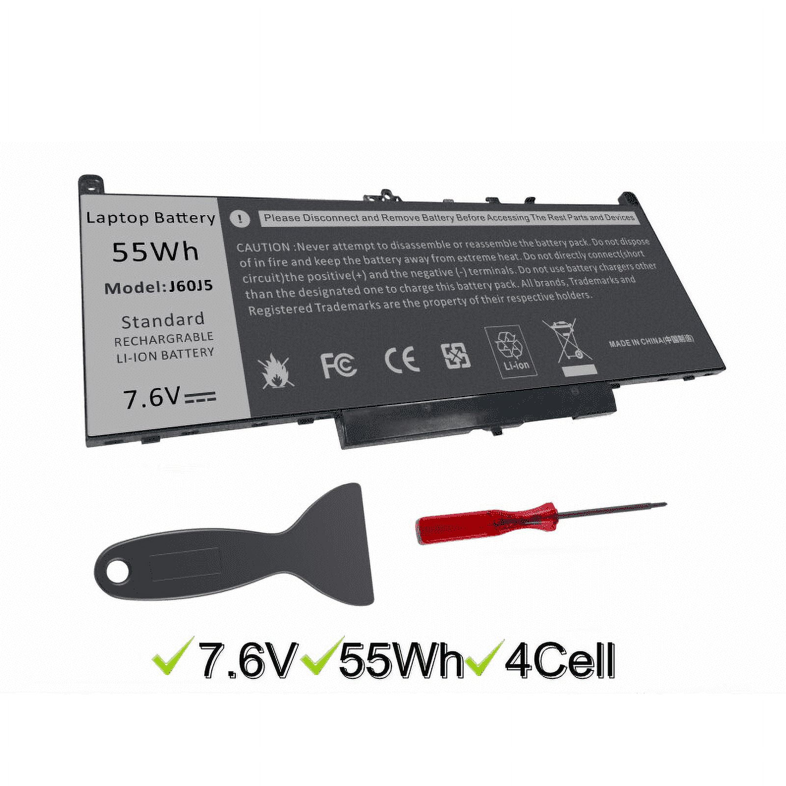 Battery For Dell Latitude E7470 P61G P61G001 - Walmart.com
