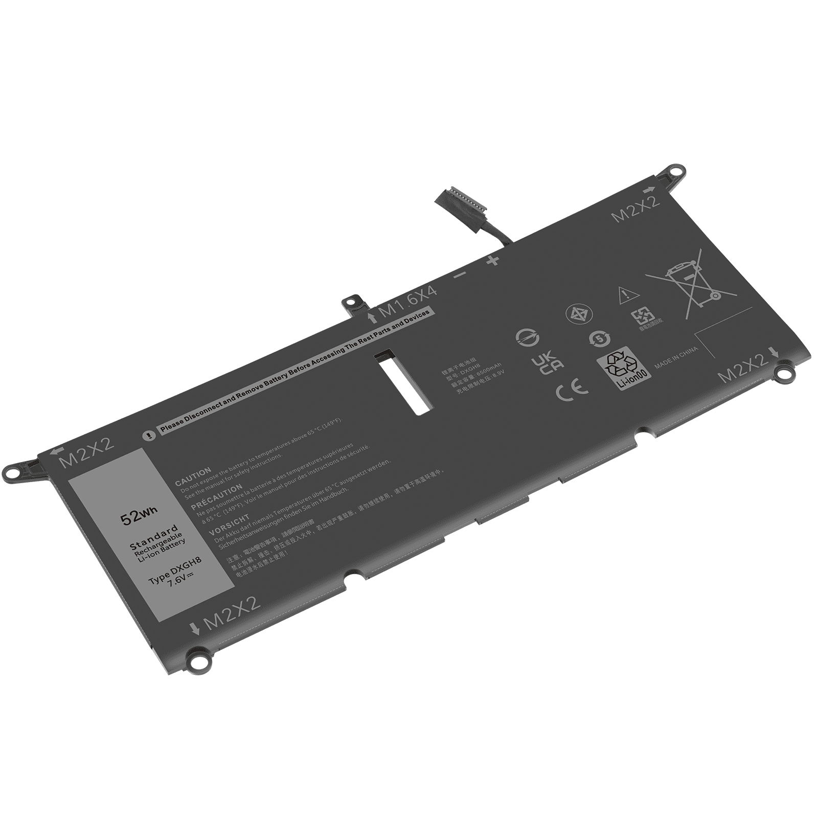 Dell Replacement Battery for XPS 9370 9380, Inspiron 13 7390 2-in-1 ...