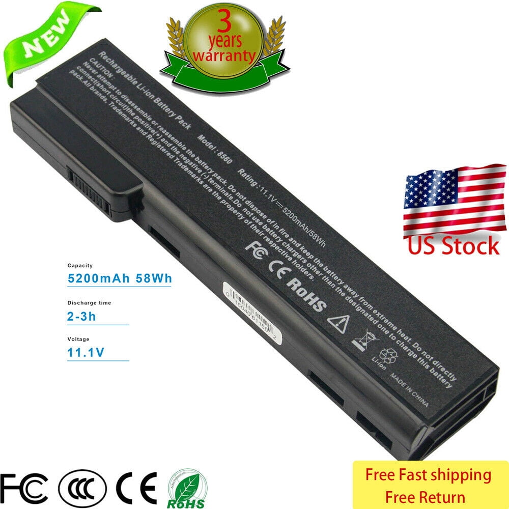 Battery For HP EliteBook 8460p 8460w 8470p 8470w 8560p 8570p CC06 CC06X ...