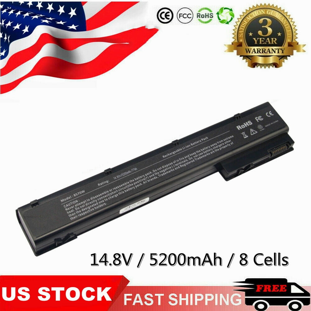 Battery For HP EliteBook 8560w 8570w 8760w 8770w Mobile Workstation ...