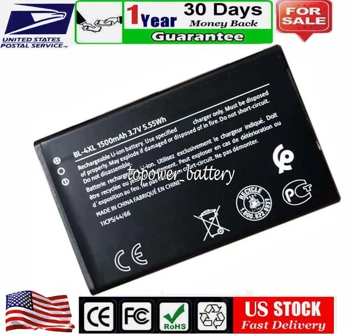 Battery For Nokia 6300/Ta-1287 8000/Ta-1311 4G Ta-1291 Ta-1324 1Icp5/44/66 3.7V - Walmart.com