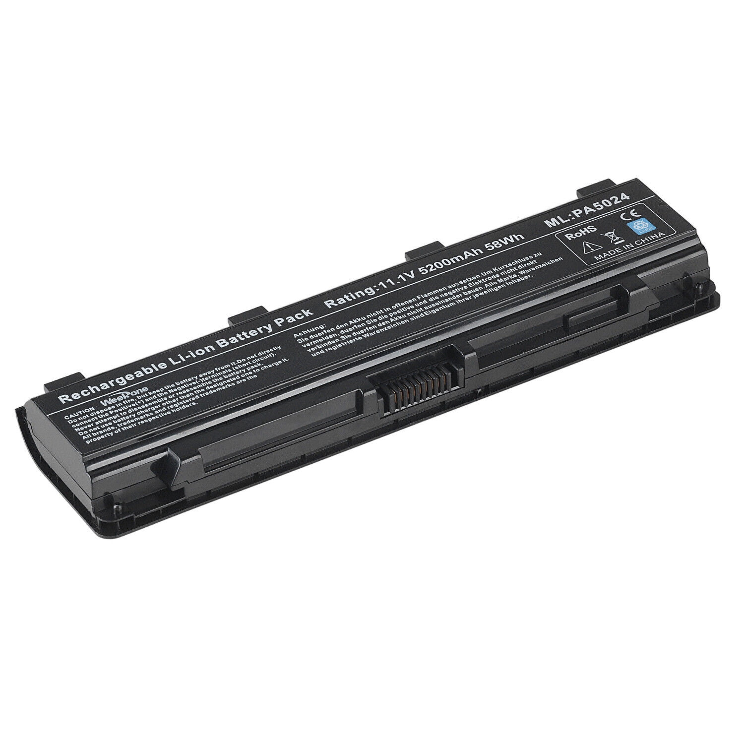 Battery For Toshiba Satellite PA5024U-1BRS C850 C855 C855D C55 PA5109U ...