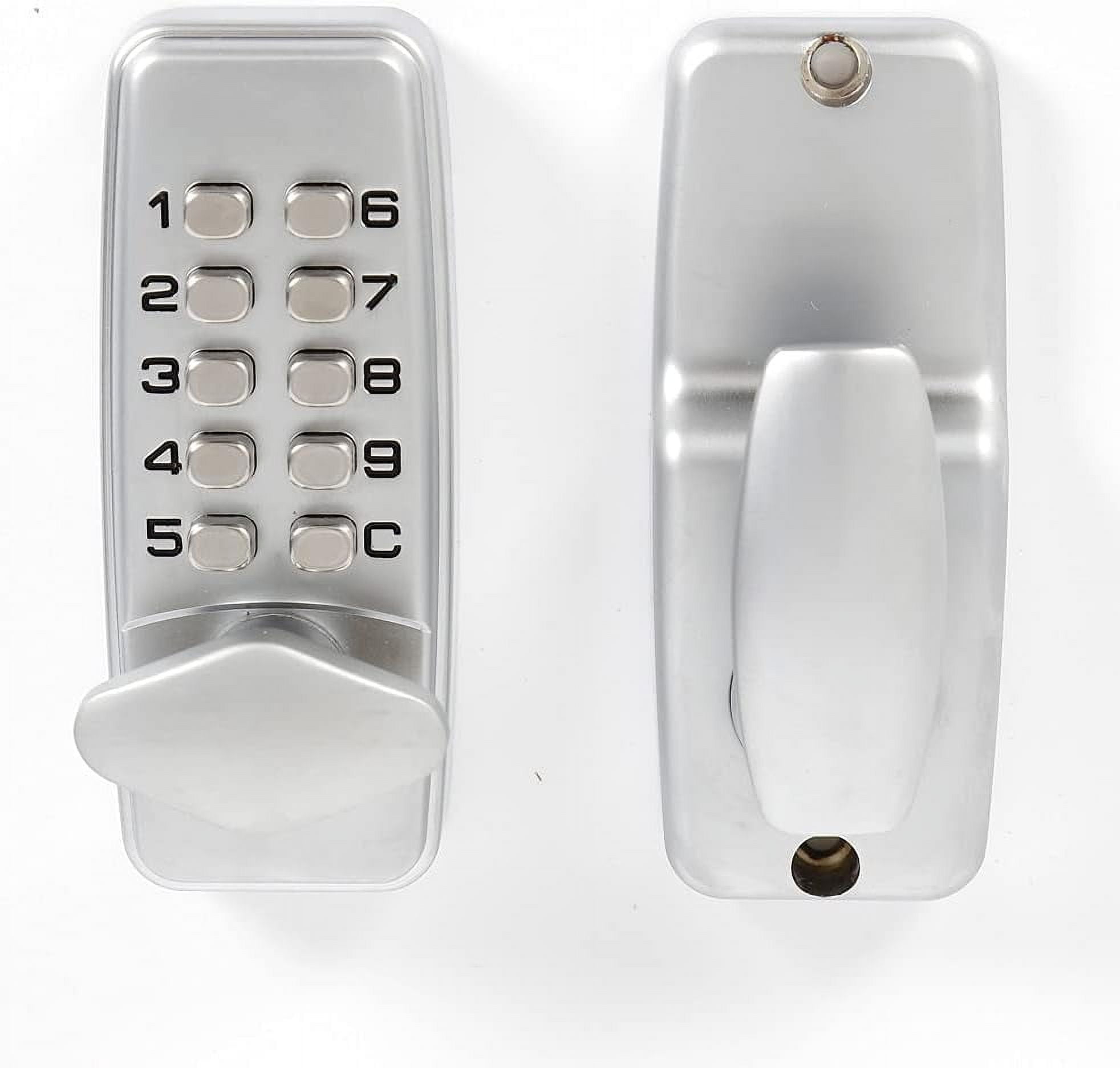 Battery-Free Mechanical Password Door Lock – Keyless Entry with 2-4 ...