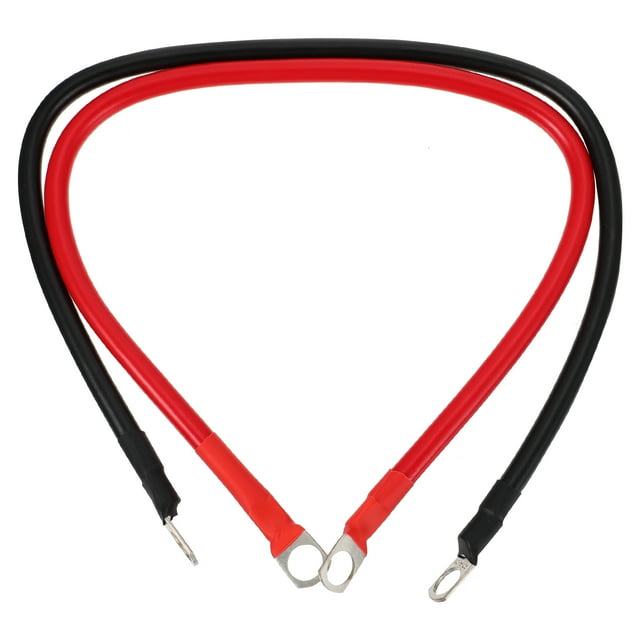 2pcs Copper Wire Negative Battery Ground Cable Terminal Kit 5AWG 16 ...