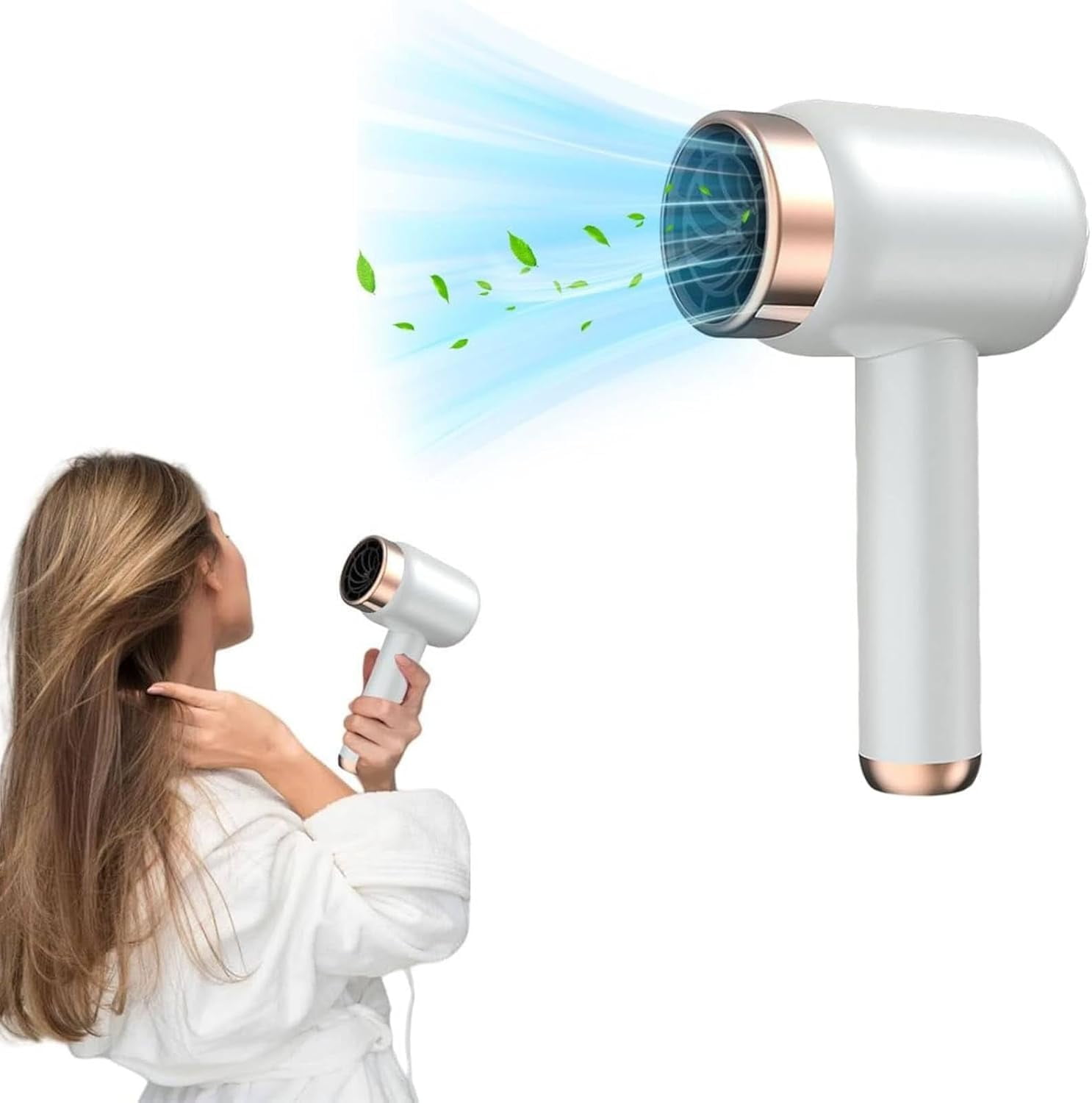 Battery Hair Dryer, Cordless Hair Dryer, Portable Wireless Hair Dryer ...
