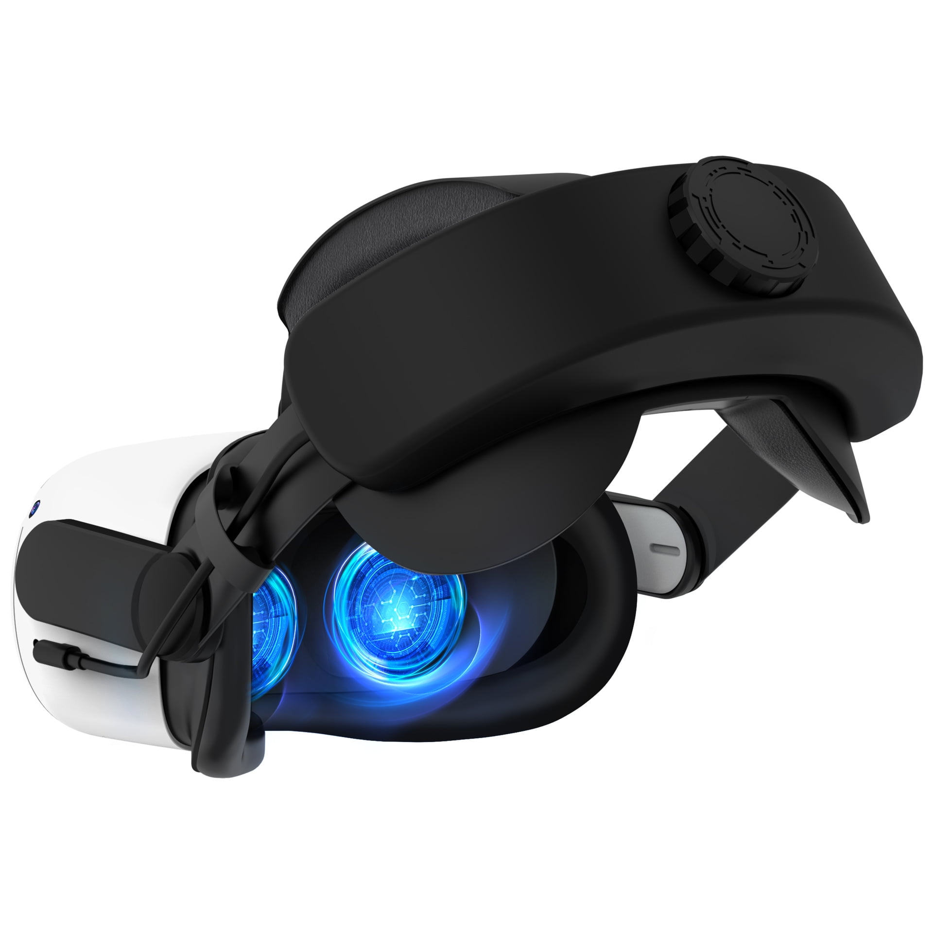 Battery Head Strap Compatible with Oculus Quest 2 Accessories, Built-in 6000mAh Battery for Meta ...