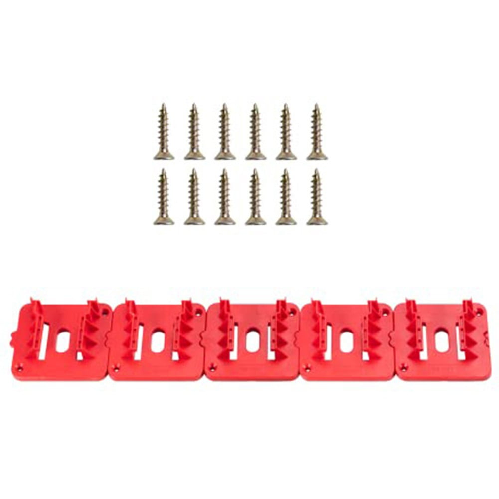 Battery Holder 18V Battery Wall Mount Batteries Storage for Work Box 48 ...