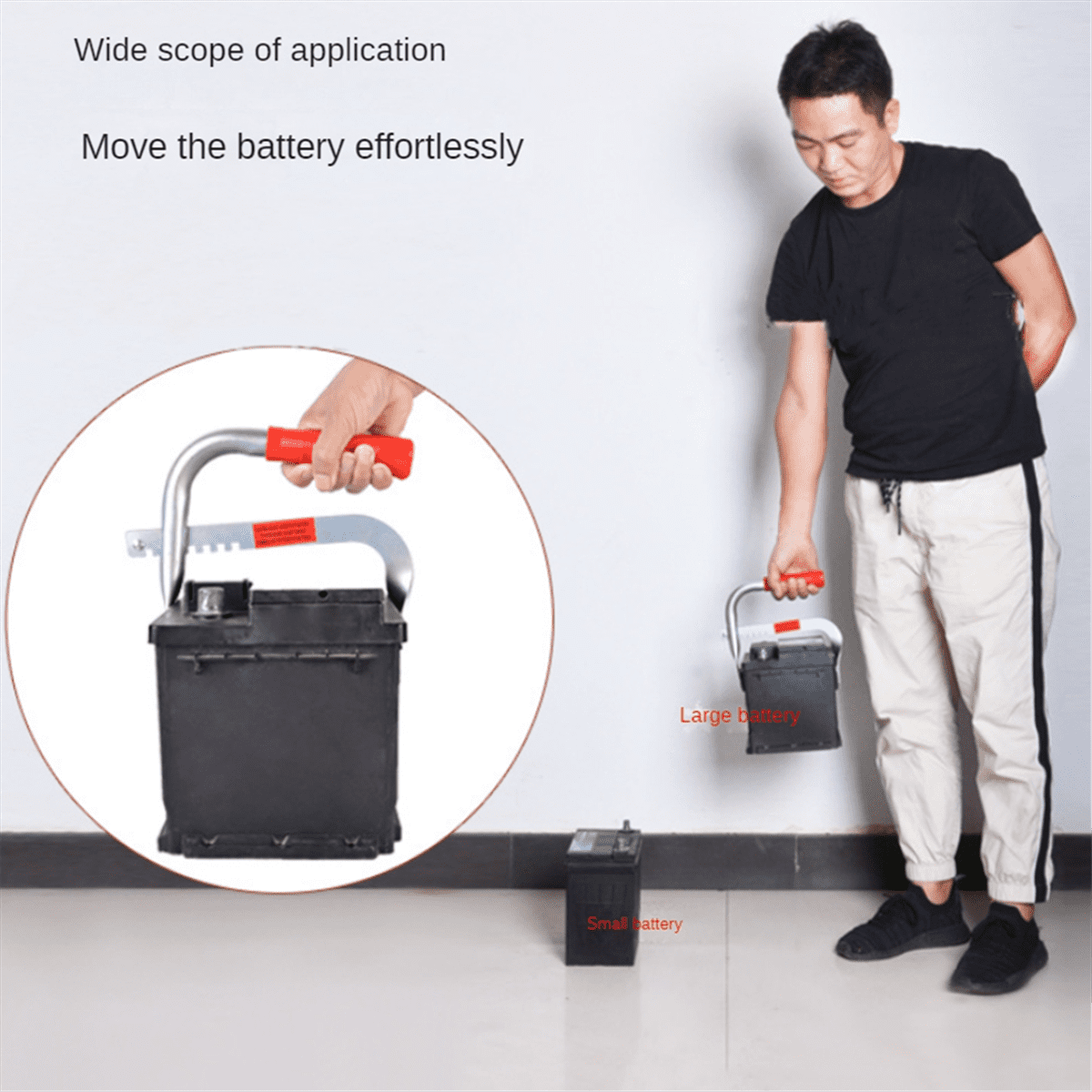 Battery Holder, Grab, Lift and Carry Top or Side Column Batteries ...