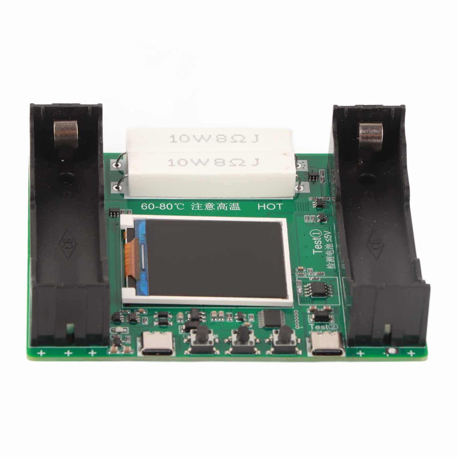 Battery Internal Resistance Tester 1.77in LCD Display, Adjustable Modes ...