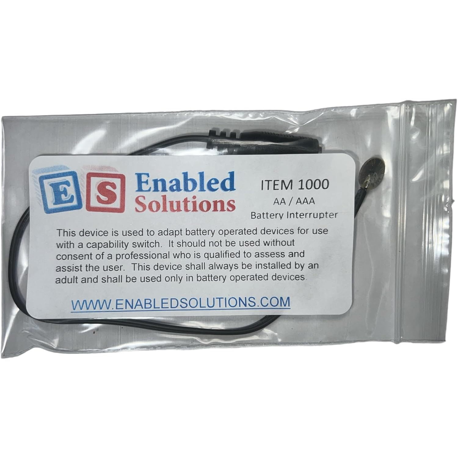 Battery Interrupter for Adapted Toys, Size AA or AAA - Walmart.com