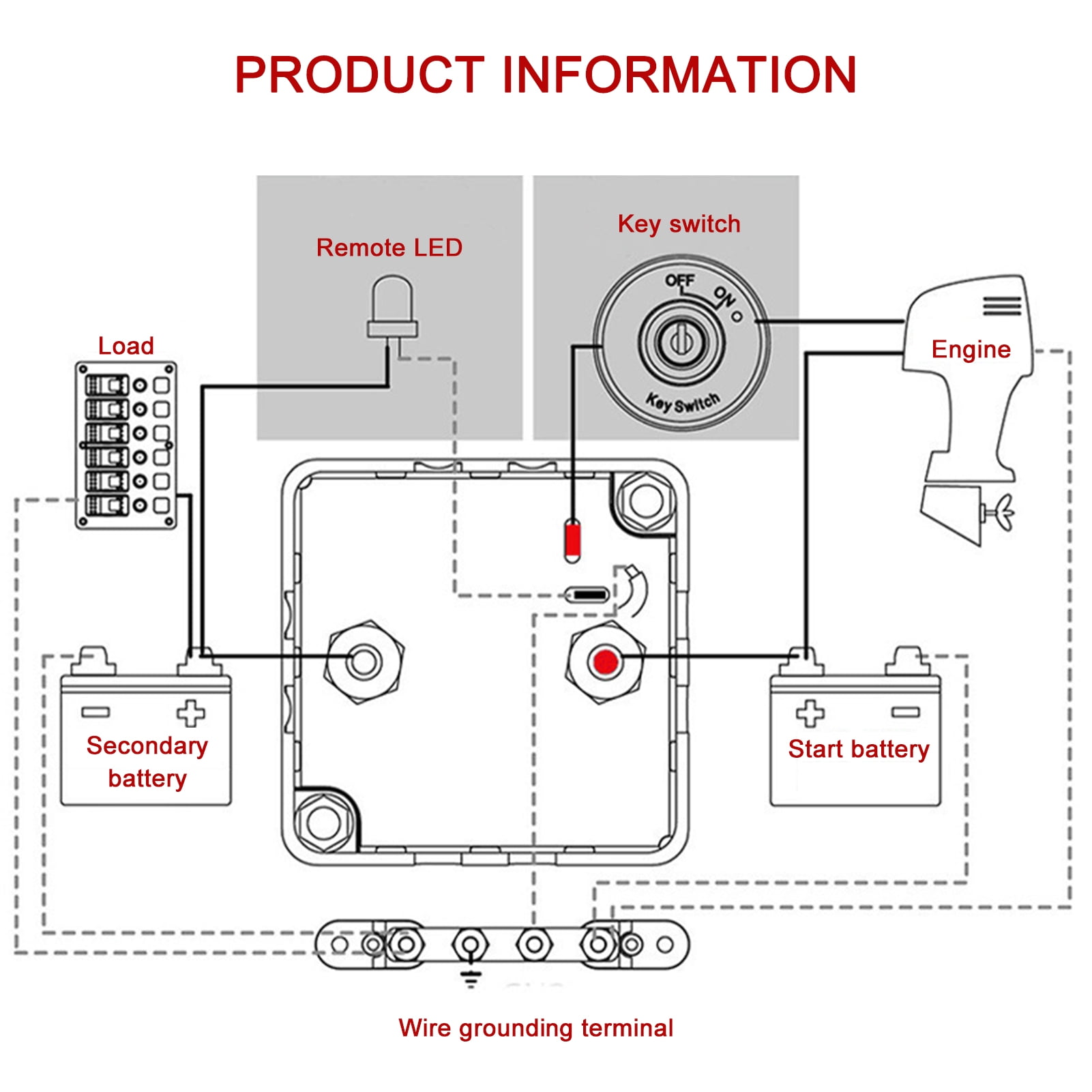 Battery Isolator,Caravan Off-road Camper Auto Rv Switch Vehicles ...